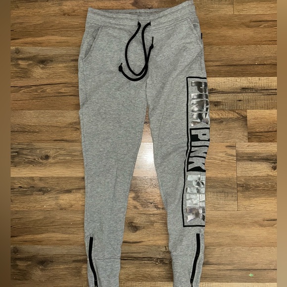 PINK Victoria's Secret | Pants & Jumpsuits | Victorias Secret Pink Grey ...